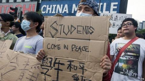 Legacy of youth protest in China continues in Hong Kong - BBC News