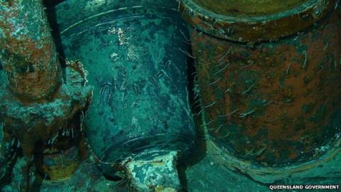 The search for Australia's lost hospital ship - BBC News