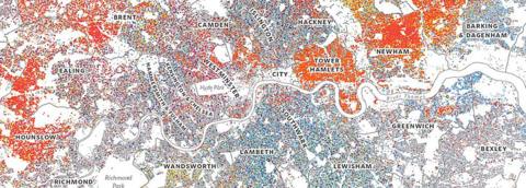 12 data maps that sum up London - BBC News