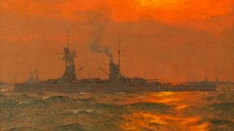 First echosound image of Scapa Flow battleship wreck - BBC News