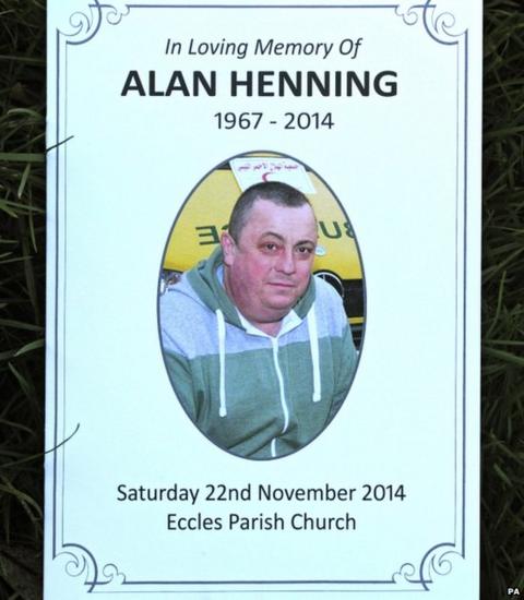 Alan Henning memorial: 'Killed for being selfless' - BBC News