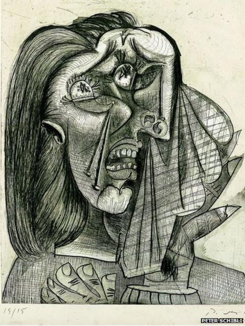 Art and suffering unite in Geneva - BBC News