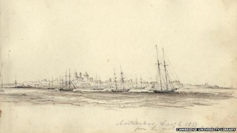 Charles Darwin's Beagle shipmate sketches online - BBC News