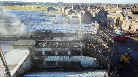 Peterhead fish factory blaze 'destroyed' main areas - BBC News