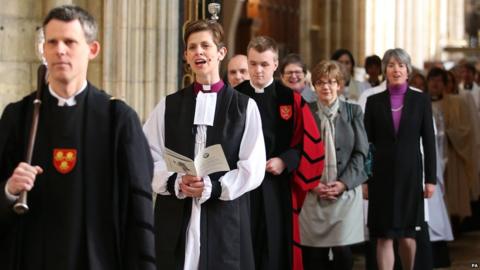 In pictures: Church of England's first woman bishop consecration - BBC News
