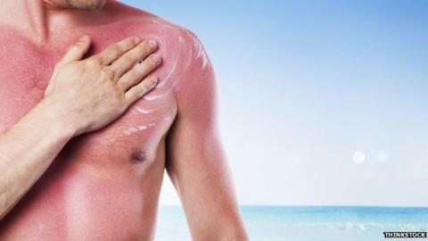 Sunlight continues to damage skin hours after exposure - BBC News