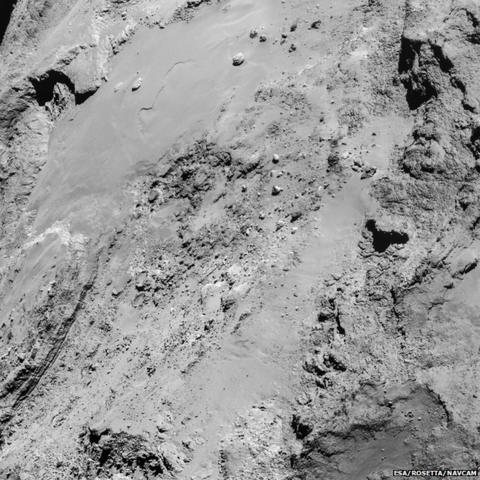 Rosetta catches its own shadow - BBC News