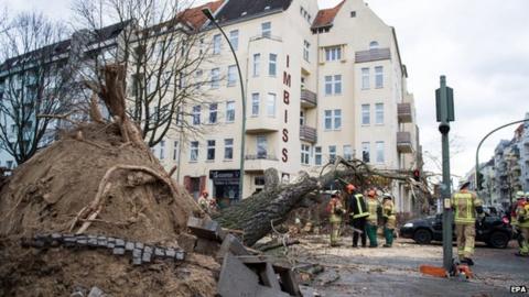 At least nine dead as fatal storms hit Germany and Austria - BBC News