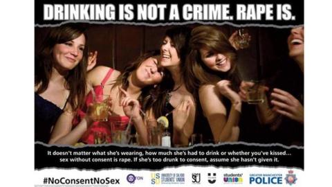 Can anti-rape poster campaigns help prevent attacks? - BBC News