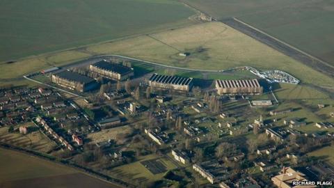 Haunting images of the UK's redundant RAF bases - BBC News