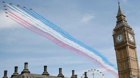 In pictures: VE Day commemorations - BBC News