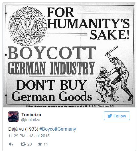 Who's calling on people to 'Boycott Germany'? - BBC News