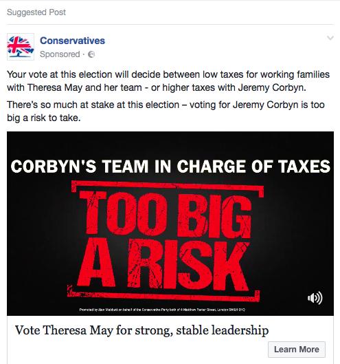 The rise of Tory attack ads on Facebook - BBC News