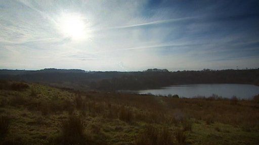 Vehicles stolen in Devon Wildlife Trust's Meeth Quarry break-in - BBC News