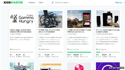 Kickstarter relaxes crowdfunding project rules - BBC News
