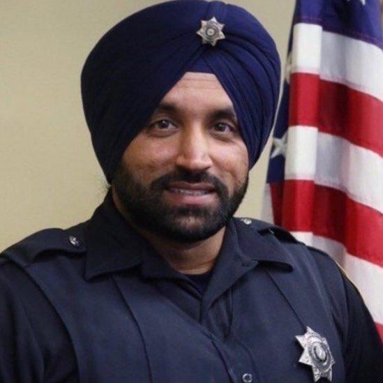 Sandeep Dhaliwal: Murdered US Sikh policeman honoured in UK - BBC News