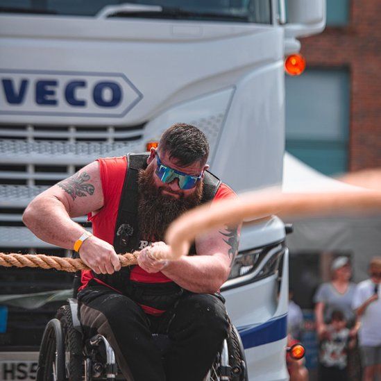 Wiltshire champion first in World's Strongest Man for second year - BBC ...
