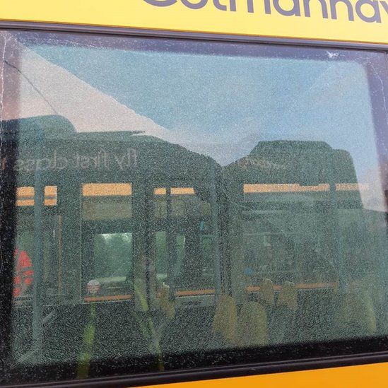 Derbyshire bus route changed after windows smashed by vandals - BBC News