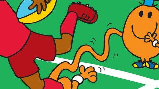 Mr Men author creates three-legged 'Mr Isle of Man' - BBC News