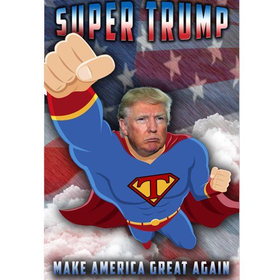 "Es de mal gusto": las críticas a la animación gigante de "Super Trump ...