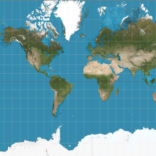 El extraordinario mapa que muestra al mundo como es realmente - BBC ...