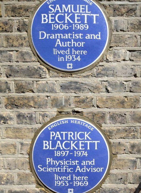 Rare double blue plaque award for home of Nobel Prize winners - BBC News
