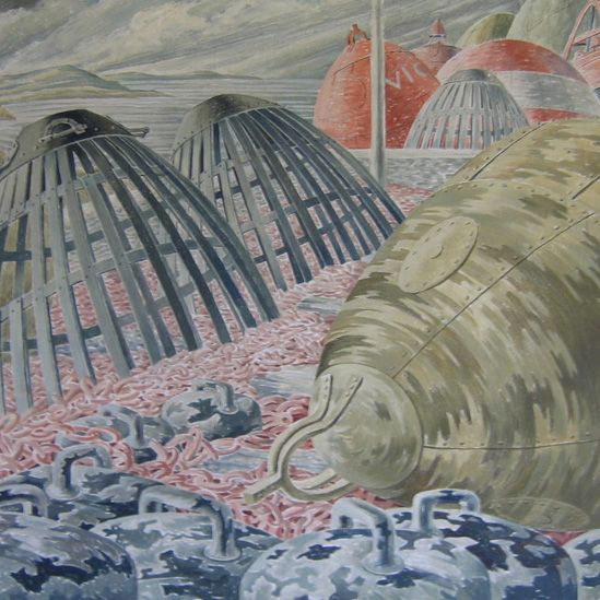 Elsi Eldridge: Art work by wife of RS Thomas on show - BBC News