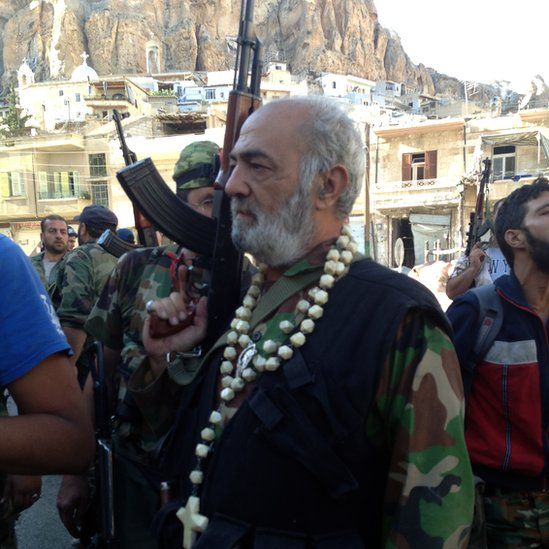 In pictures: Battle for Syrian Christian town of Maaloula - BBC News