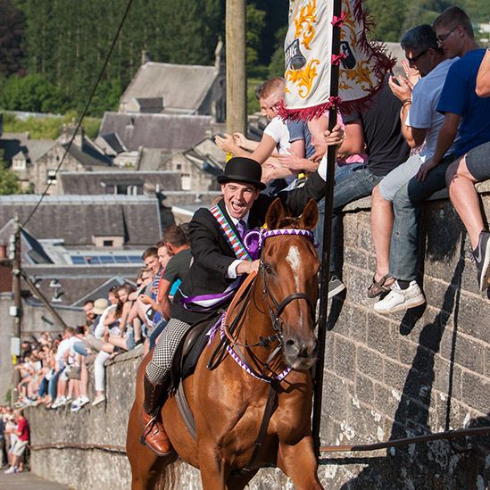 In pictures: Langholm Common Riding - BBC News