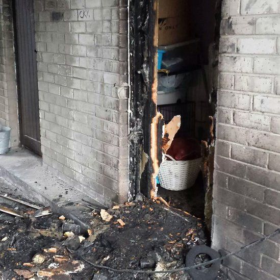 Two men escape injury after fire in Limavady - BBC News