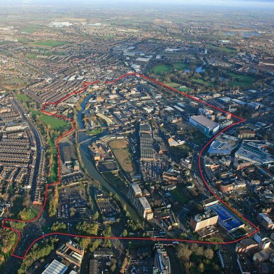 Leicester Waterside area to receive £26m makeover - BBC News