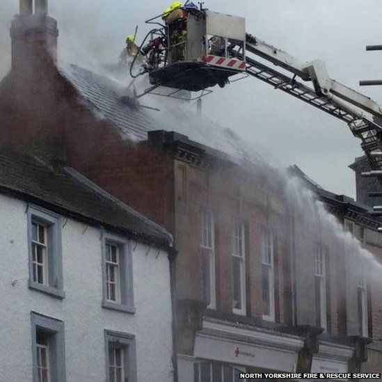 Arrest after Richmond Red Cross charity shop fire - BBC News