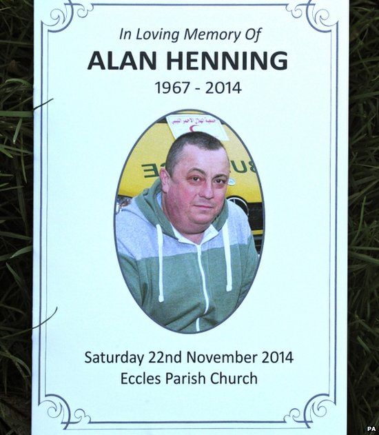Alan Henning memorial: 'Killed for being selfless' - BBC News