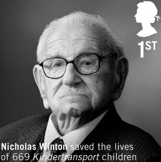 Stamp honouring Holocaust hero Sir Nicholas Winton released - BBC News