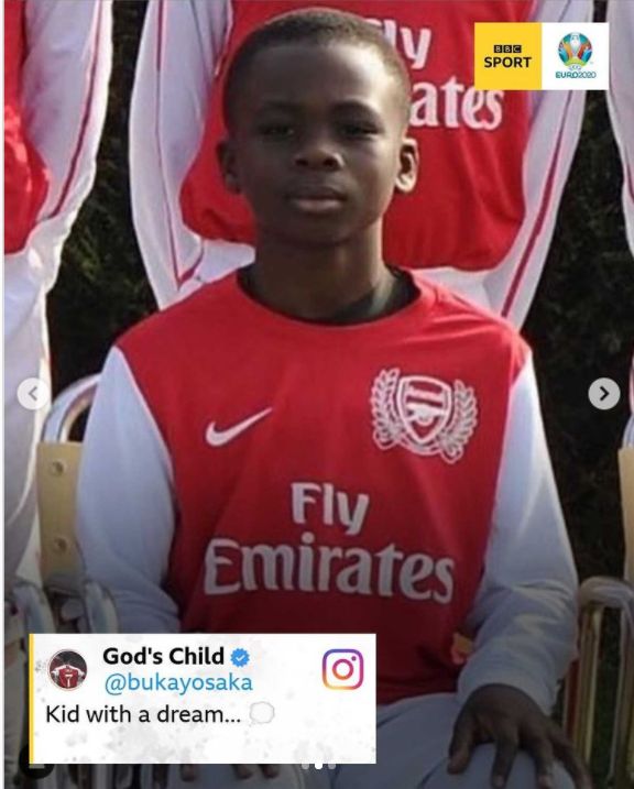 Bukayo Saka on 'living the dream' playing for England - BBC Sport