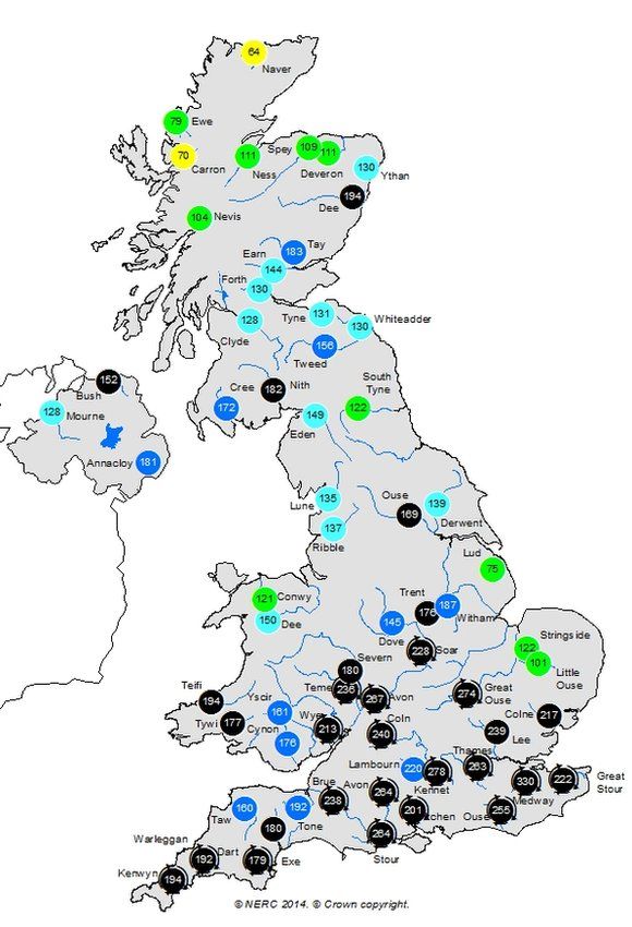 River Thames breaks records for water flows in January - BBC News