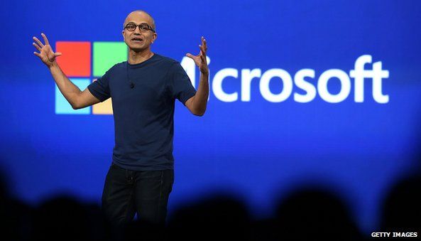 Microsoft: Satya Nadella steers Windows giant to recovery - BBC News