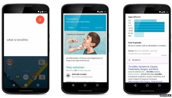 Google adds medical information to its search results - BBC News