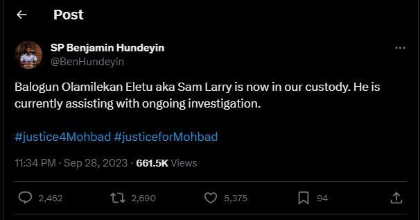 Mohbad coroner inquest: Sam Larry arrest, court agree on witnesses to ...