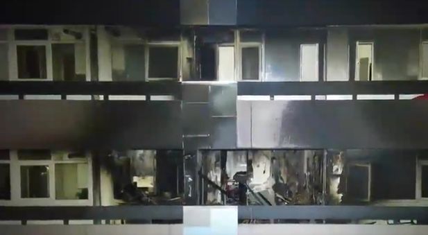 Coventry fire: Two children among seven rescued from blaze - BBC News