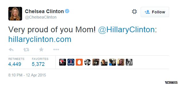 How Twitter reacted to Hillary Clinton's White House news - BBC News
