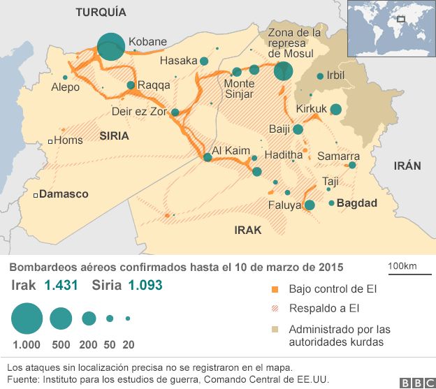5 mapas que muestran la expansión internacional de Estado Islámico - BBC News Mundo