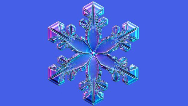 La espectacular belleza de los copos de nieve - BBC News Mundo
