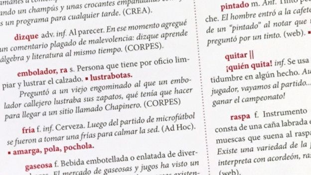 Cómo se escribe y qué contiene un diccionario de colombianismos - BBC ...