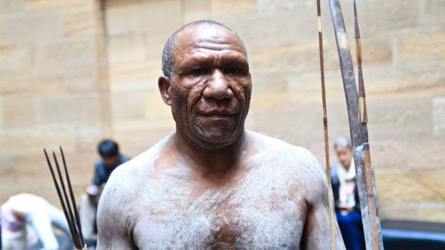 Behind the masks of Papua New Guinea's Asaro mud men - BBC News