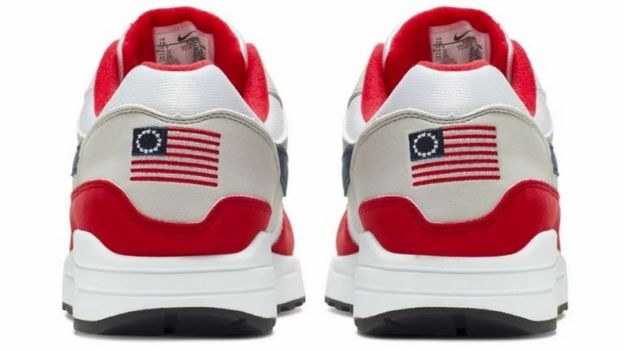 Nike hit by conservative backlash over 'racist trainer' - BBC News