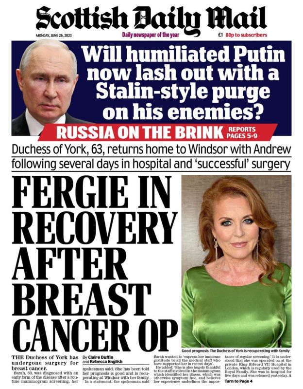 Scotland's papers: Ferry 'chaos' report and 'Fergie cancer battle ...