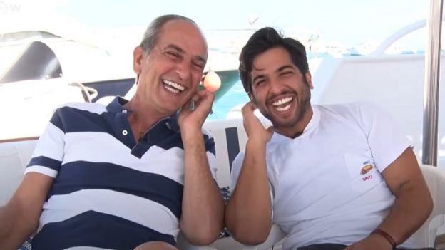 Hisham Selim, famed Egyptian actor, praised over transgender son - BBC News