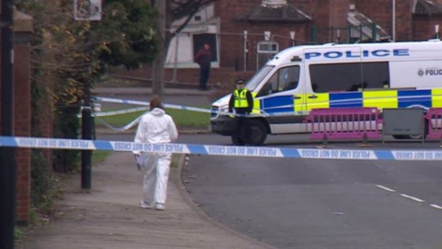 Rotherham: Two held on suspicion of murder over street death - BBC News