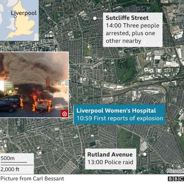 Liverpool bomb: Four freed as suspect killed in blast named - BBC News